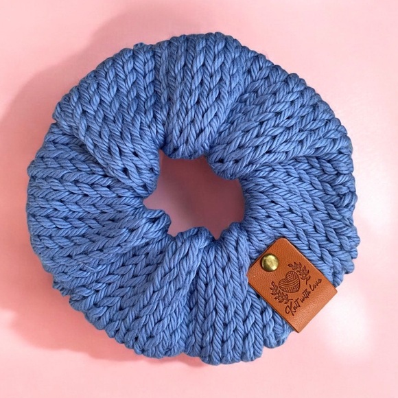Hand Crafted | Accessories | Last One Handcrafted Cotton Knit Scrunchie ...
